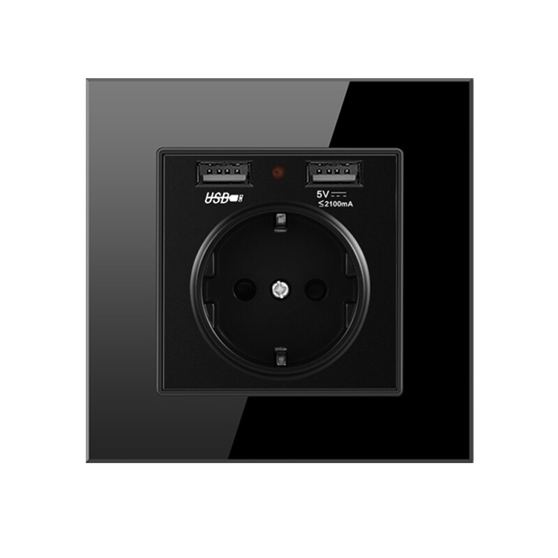 Eu standard stikkontakt med usb-porte 16a stikkont... – Grandado