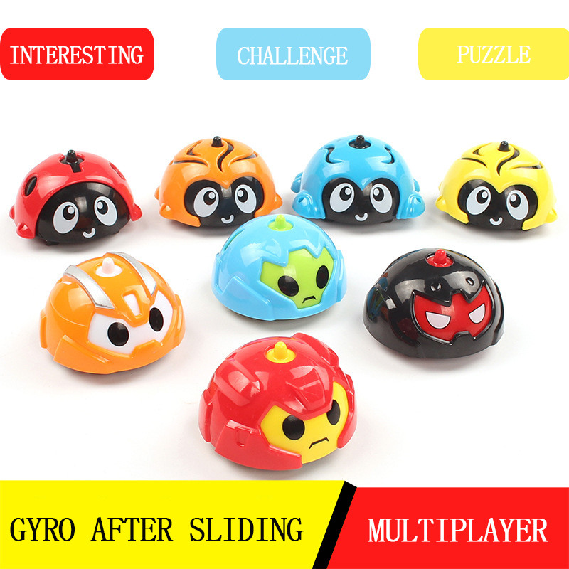 Squishy Toys Stunt Gyro Rotating Bucket Q Mini Ani... – Grandado