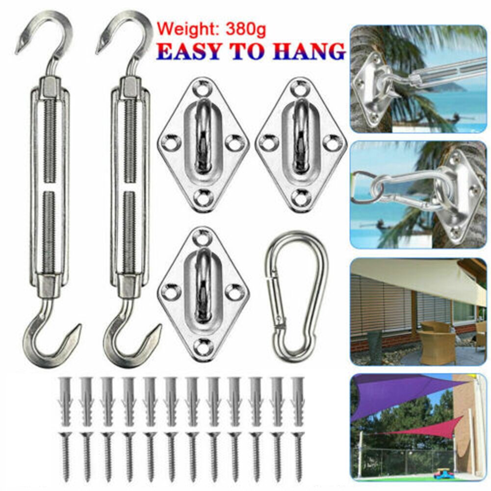 6'' Sun Sail Shade Canopy Stainless Steel Fixing F... – Grandado