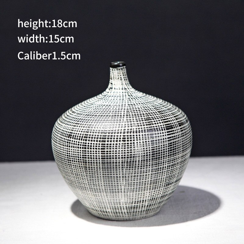 gray color Art Retro Ceramic Vases Pure Handmade M... – Vicedeal