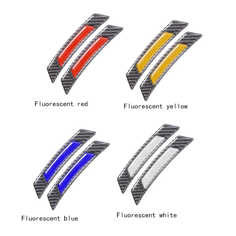 2Pcs/Set Car Reflective Safety Warning Strip Tape ... – Vicedeal