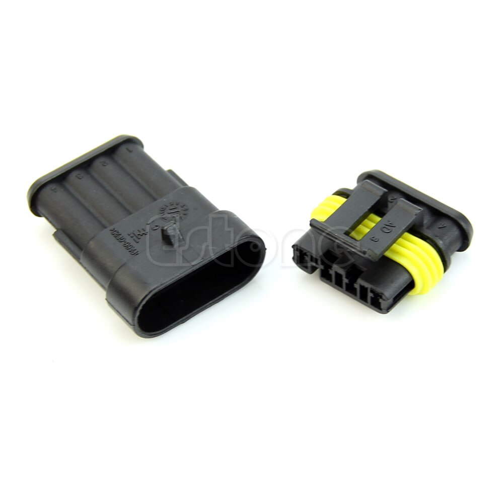 Electrical Wire Connector Plug 1 Kit 4 Pin Way Wat... – Grandado