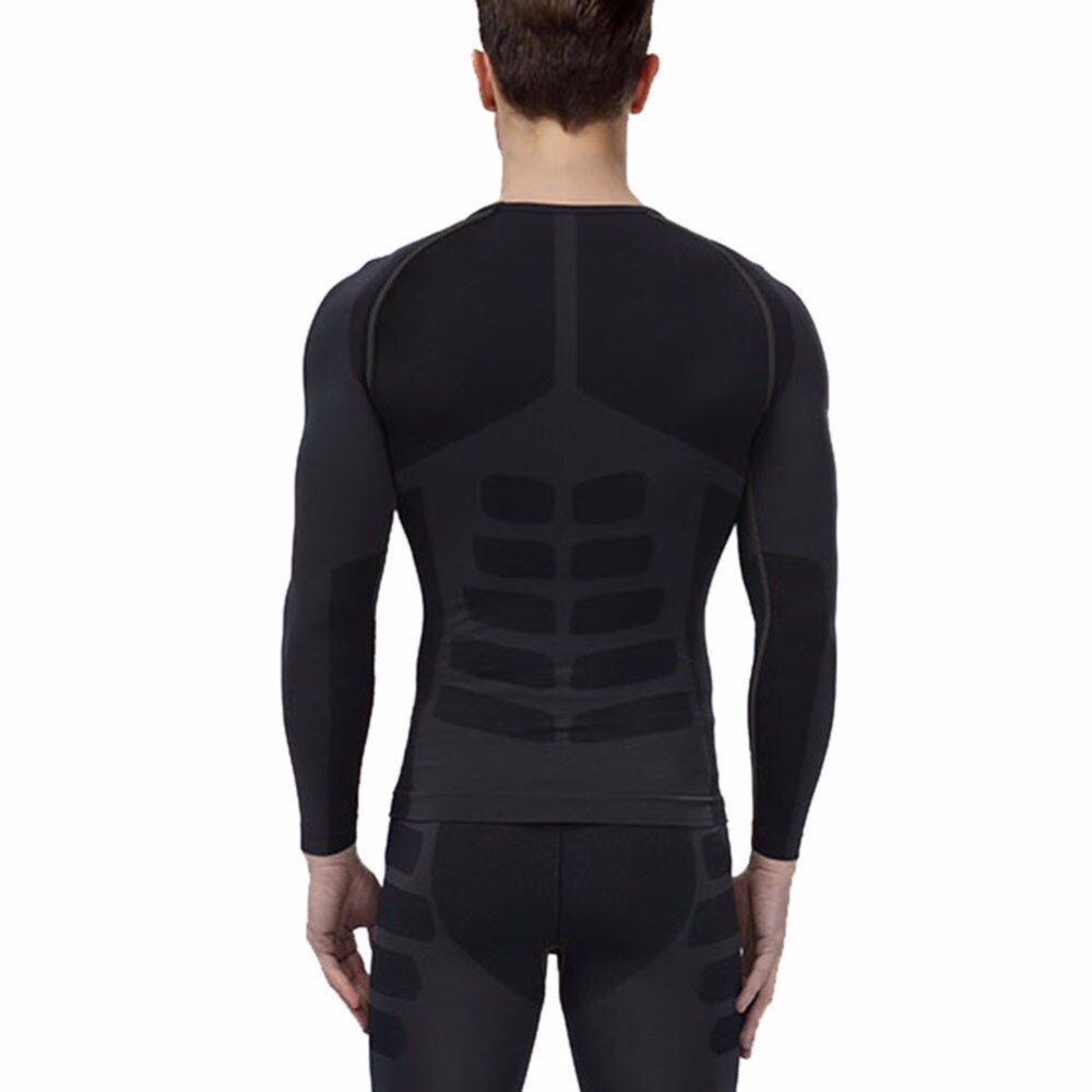 Men Fitness Compression Tight Tops Long Sleeve Gym... – Vicedeal