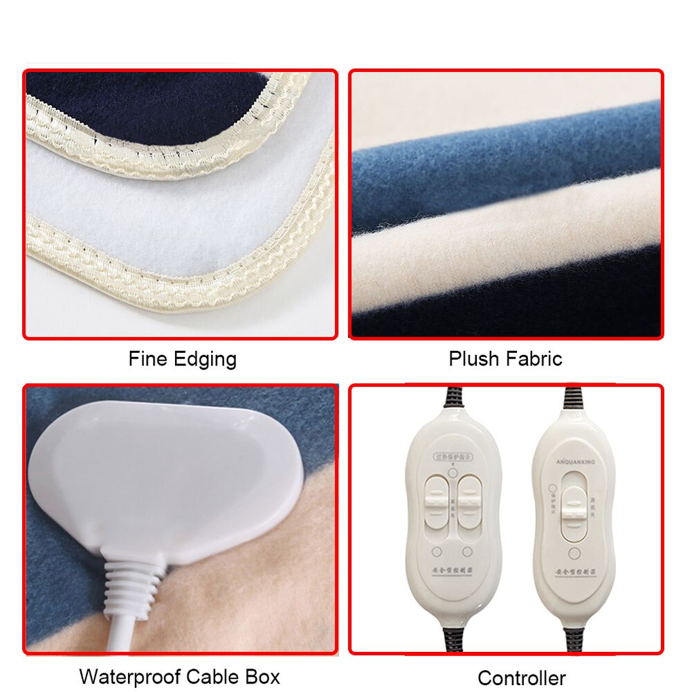 Electric Heated Throw Blanket Double 220v Heater B... – Grandado