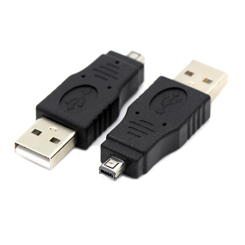 2 Piece MINI USB 4 Pin to USB Adapter USB 2.0 Type... – Grandado
