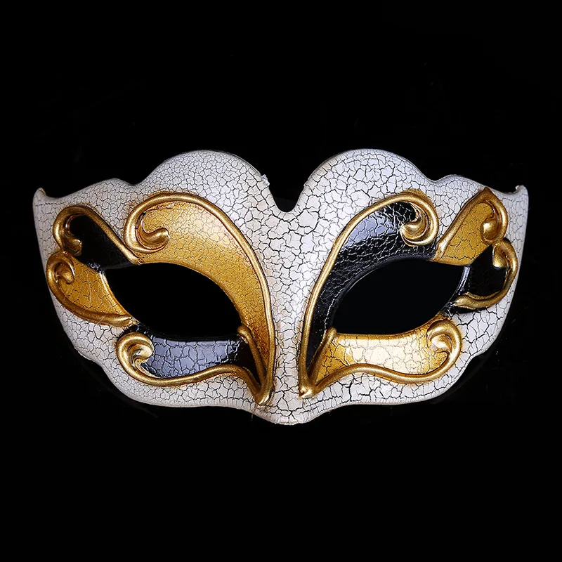 Venetian Ball Masks Upper Crack Half Face Masquera... – Grandado