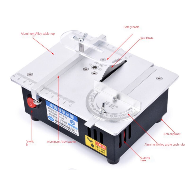 Precisie Mini Multifunctionele Tafel Zaag Elektris... – Vicedeal