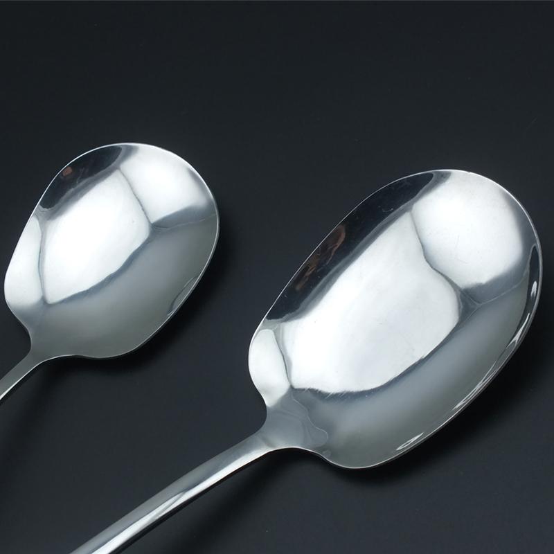 2pcs Stainless Steel Serving Spoon Italian Western... – Grandado