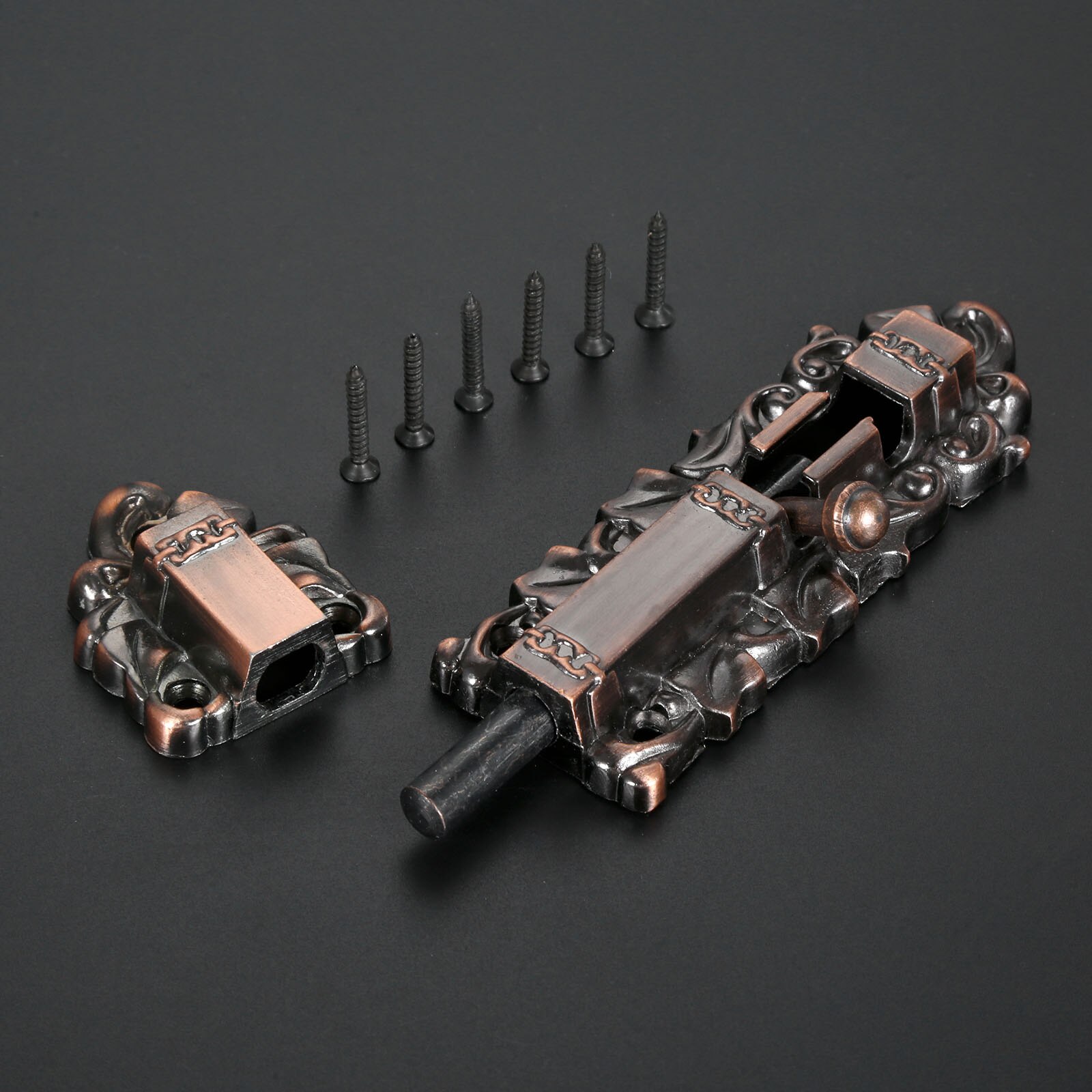 Door Bolt w/screw Antique Bronze/Copper Gate Latch... – Grandado