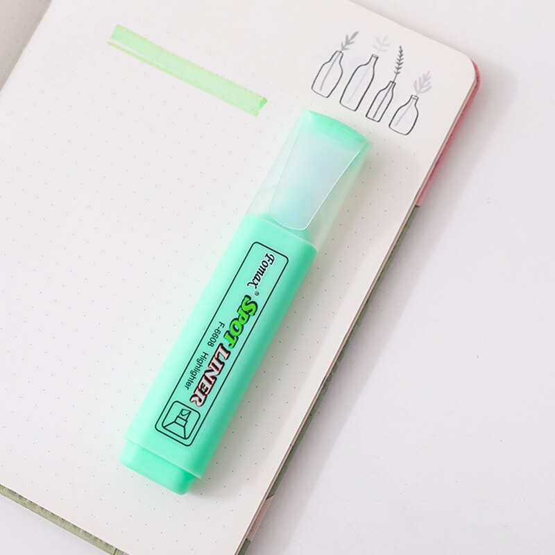 Oblique fluorescent marker pen candy color large c... – Vicedeal