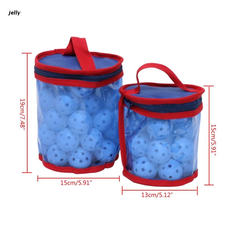 448C PU Golf Balls Bag Large Zipper Closure Golf P... – Grandado