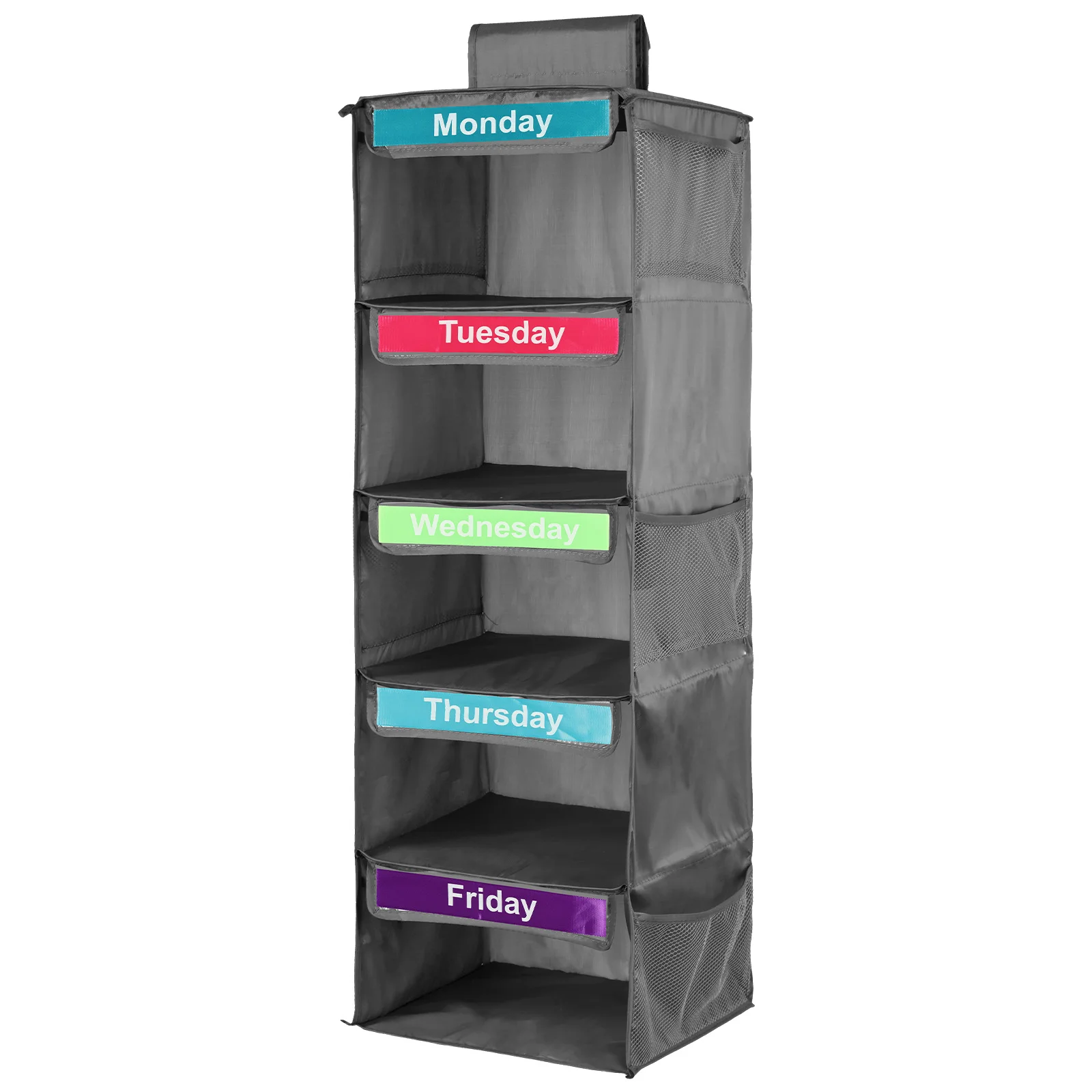 5-Shelf Weekly Clothes Organizer Kids Daily Shelf ... – Grandado