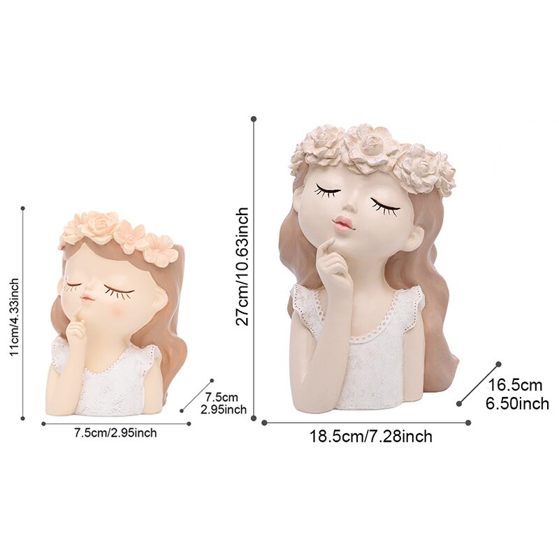 Tegneserier skjønnhet menneskelig hode skulptur va... – Grandado