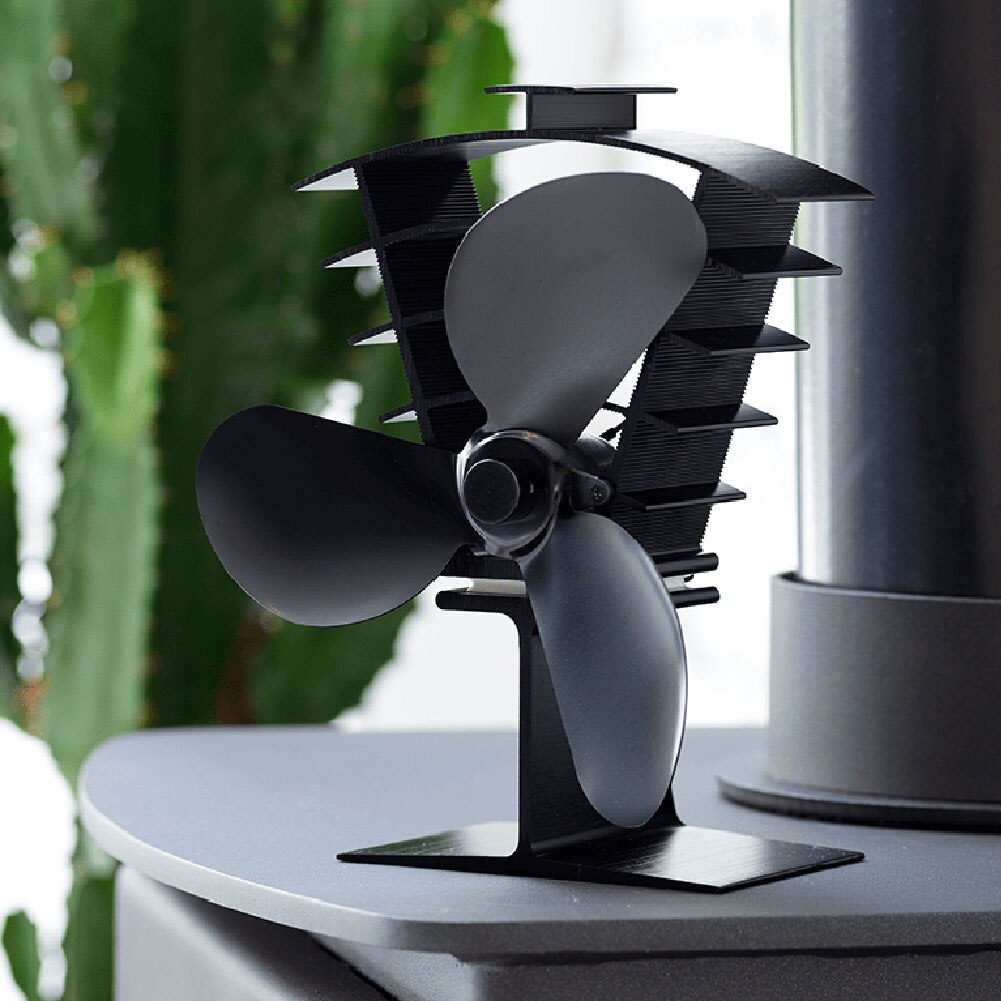 Aluminum Heat Powered Stove Fan 3 Blades for Firep... – Grandado