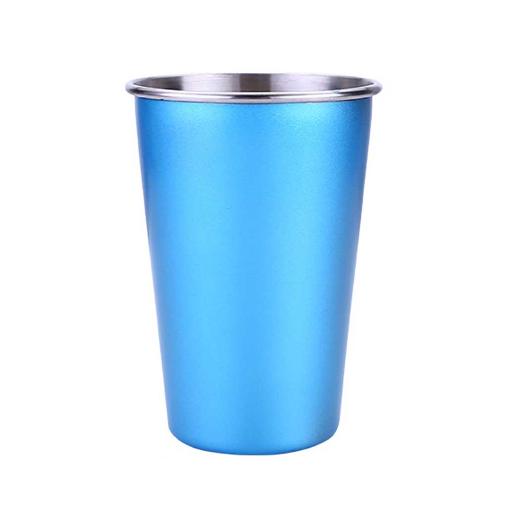 Stainless Steel Cup Drinking Cup Juice Beer Glass ... – Vicedeal