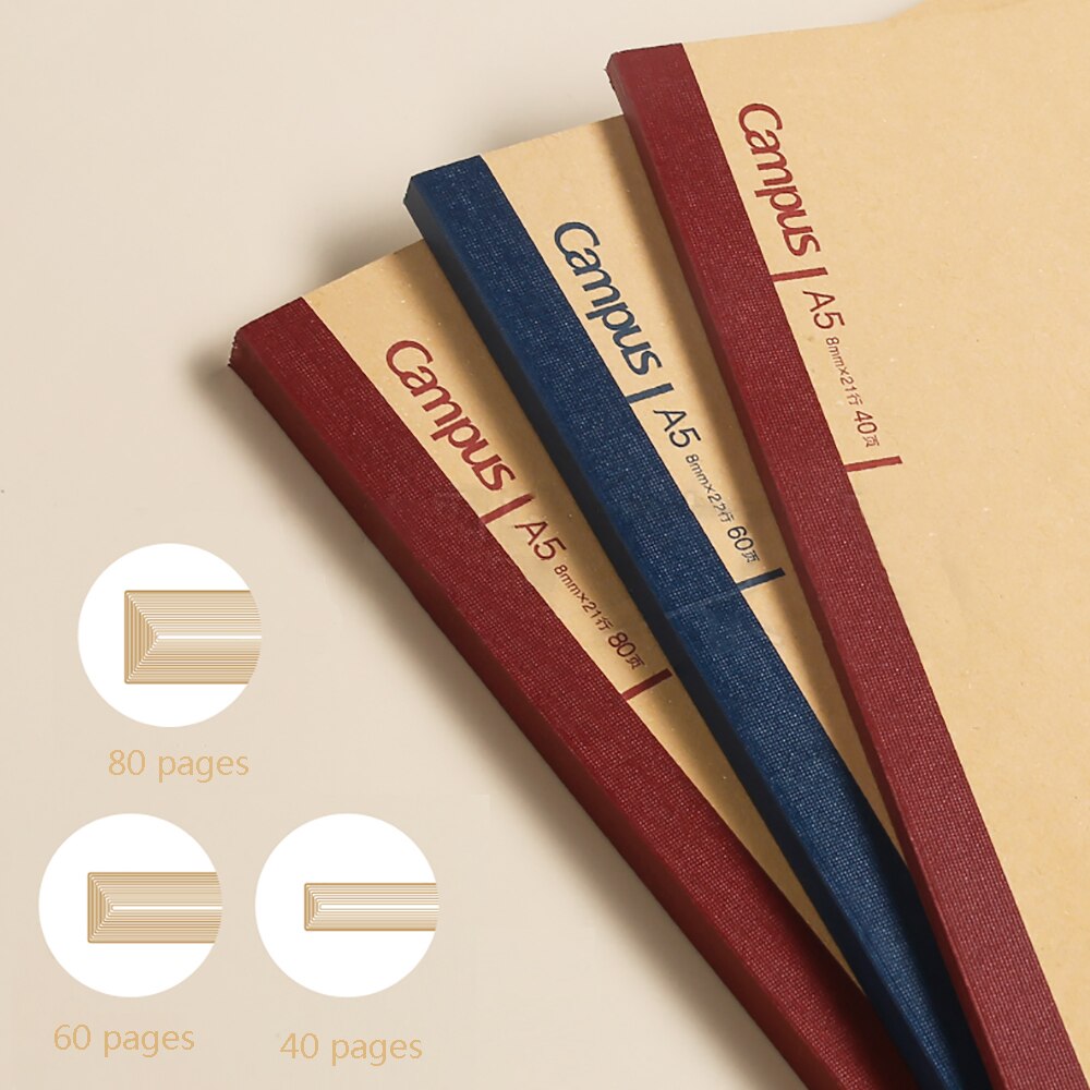 2 pcs Japan KOKUYO Wireless Binding Book Campus Kr... – Grandado