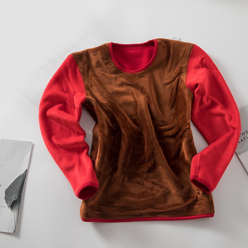 Naiset pitkät johns sametti sisällä pitkät hihat h... – Grandado