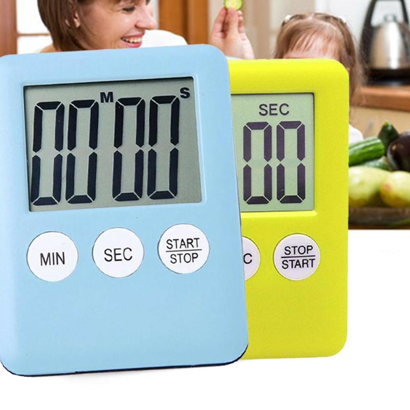 Super Thin LCD Digital Screen Kitchen Timer Square... – Vicedeal
