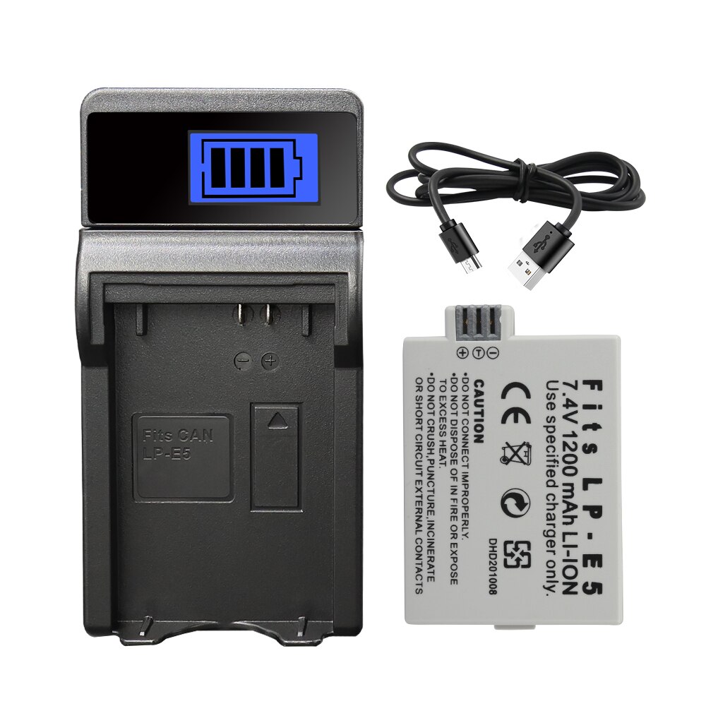 LP-E5 Battery For CANON EOS 450D 500D 1000D Kiss X... – Grandado