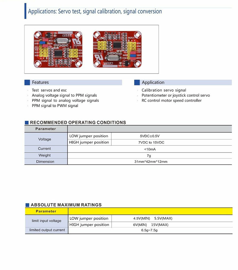 PT01A Pulse Signal To Analog Voltage/PWM Multifunc... – Grandado PT01A Pulse Signal To Analog Voltage/PWM Multifunc... – Grandado