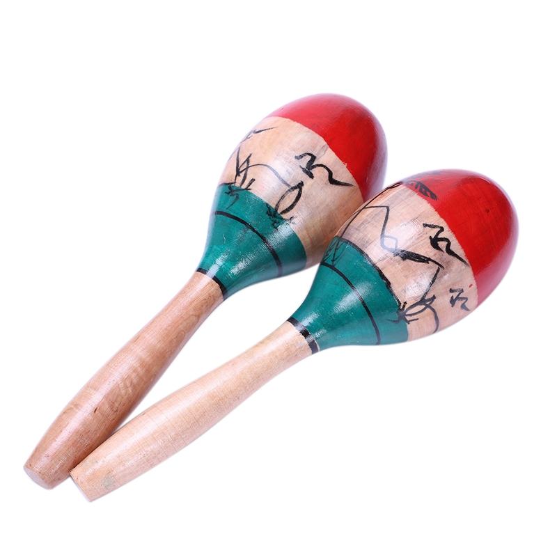 1 Paar Houten Maracas Duurzaam Grote 25Cm Musical ... – Vicedeal