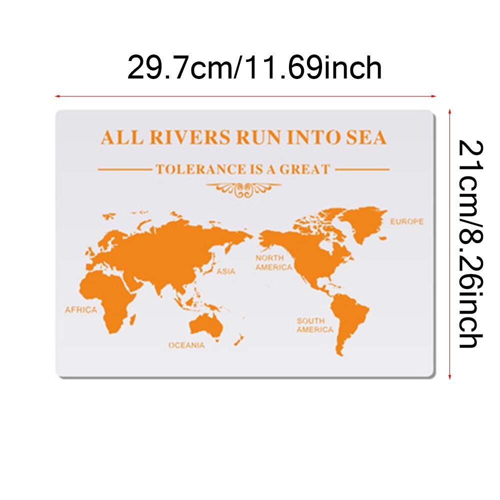 World Map Cake Stencil Plastic Cake Border Stencil... – Vicedeal