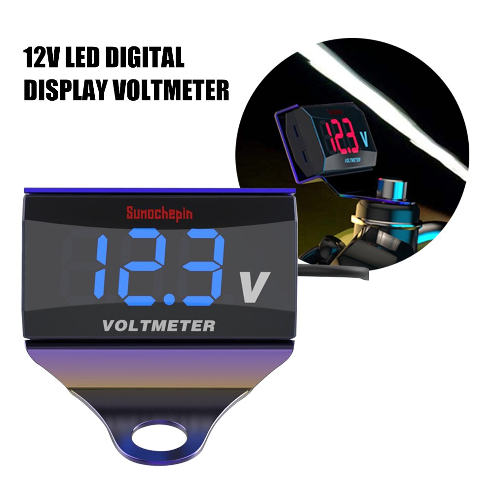 12V Led Digitale Display Voltmeter Auto Motor Volt... – Vicedeal