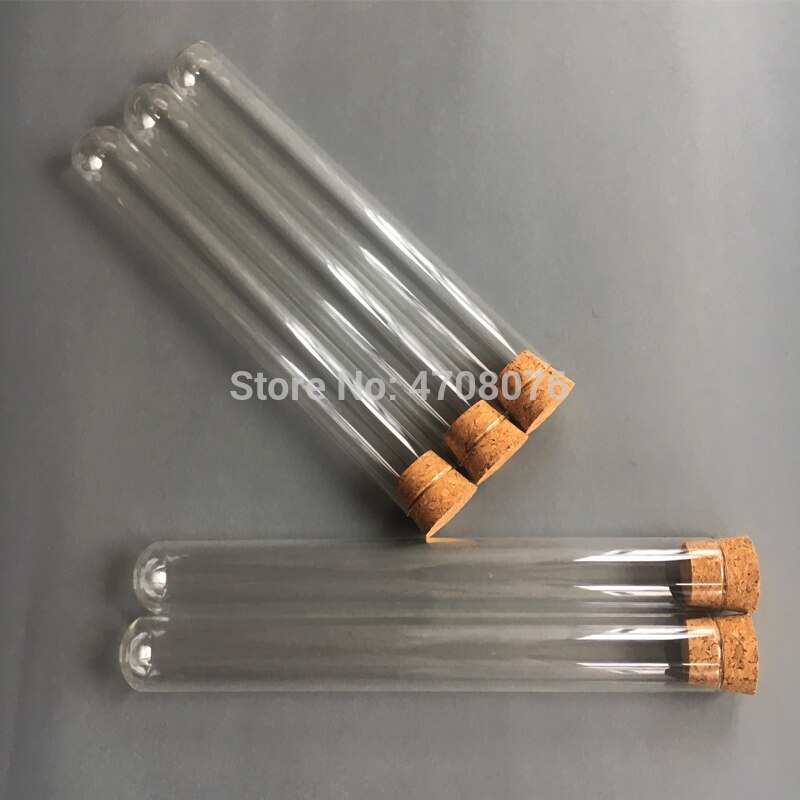 25*200mm 30pcs/lot Pyrex test tube With Cork Stopp... – Grandado