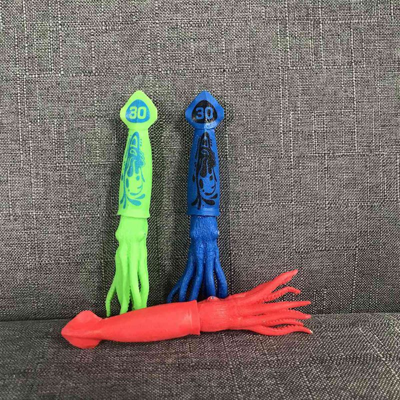 3 Pcs Squid Dive Toys Pool Toys for Kids Throw Und... – Grandado