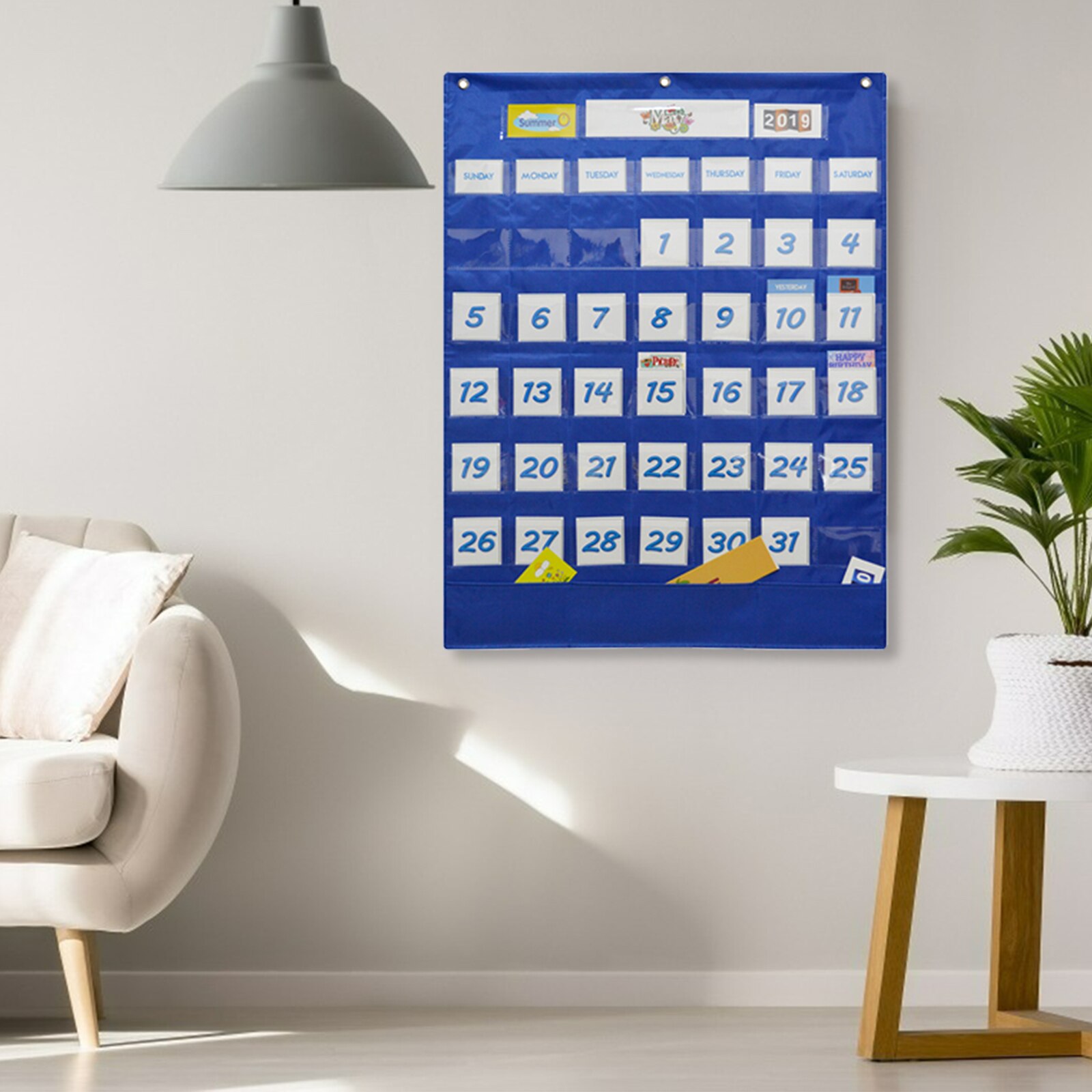 1 Set Preschool Learning Calendar Chart Wall or Fr... – Grandado