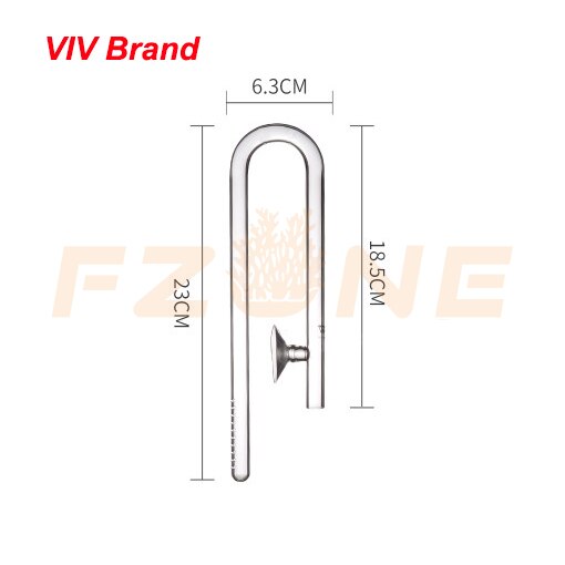VIV ADA Clear Glass Poppy Inflow Outflow For Filte... – Grandado