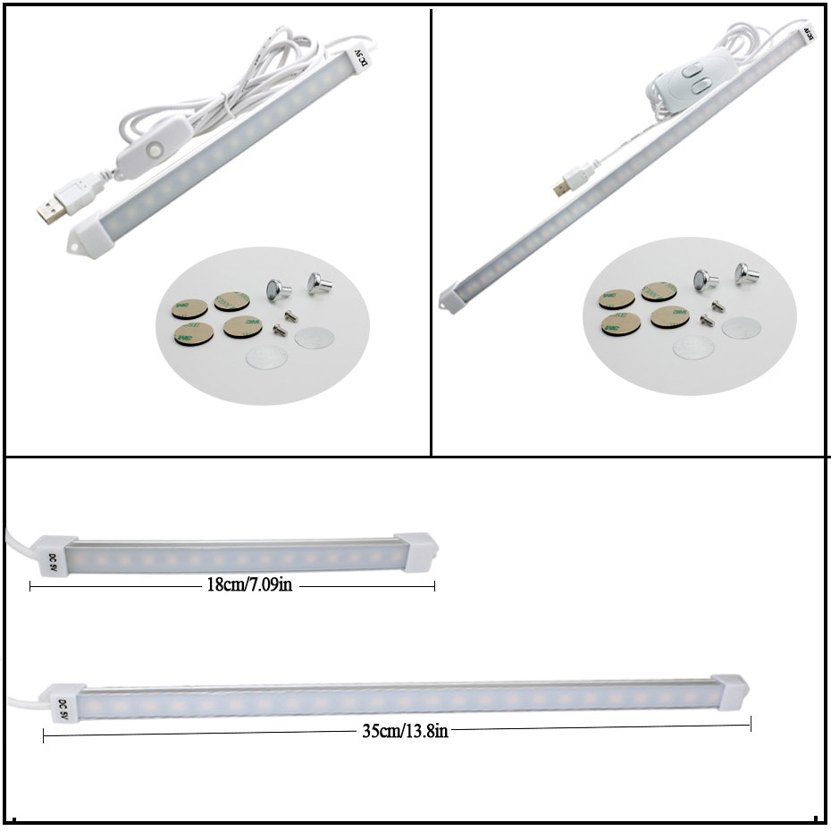 USB LED Strip Bar Light DC5V SMD 2835 3W 5W 300lm ... – Vicedeal