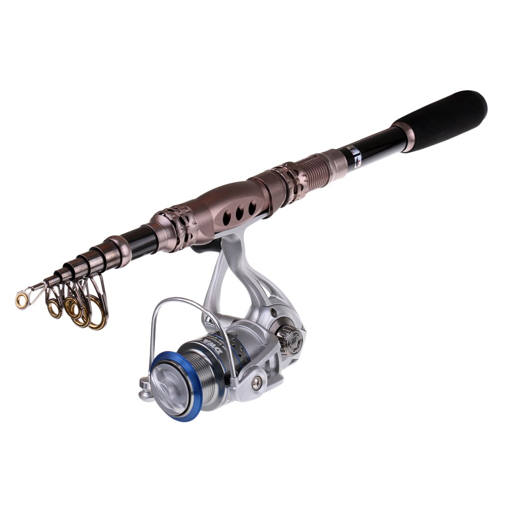 Fishing Rod and Spinning Reel Combos Foldable Rock... – Vicedeal