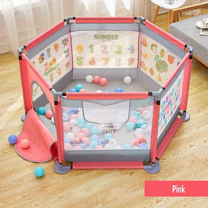 Folding Kids Playpen Child Fence Baby Fence Safe B... – Vicedeal