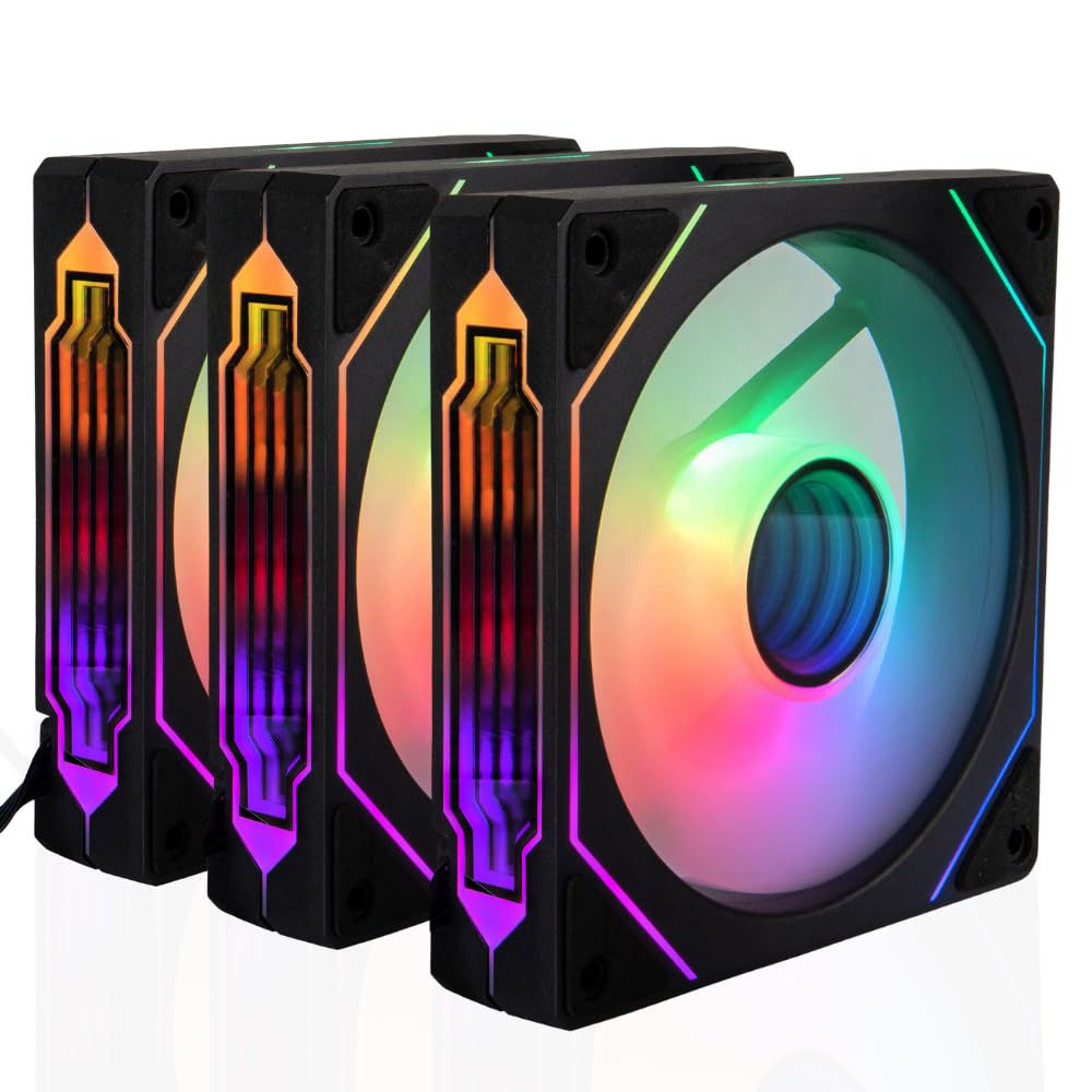 PRISM 4 PRO ARGB CPU Fan 4PIN PWM Silent Chassis F... – Vicedeal