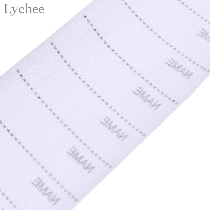 Lychee Leven 100pcs Ijzer Op Naam Labels Wit Wasba... – Vicedeal