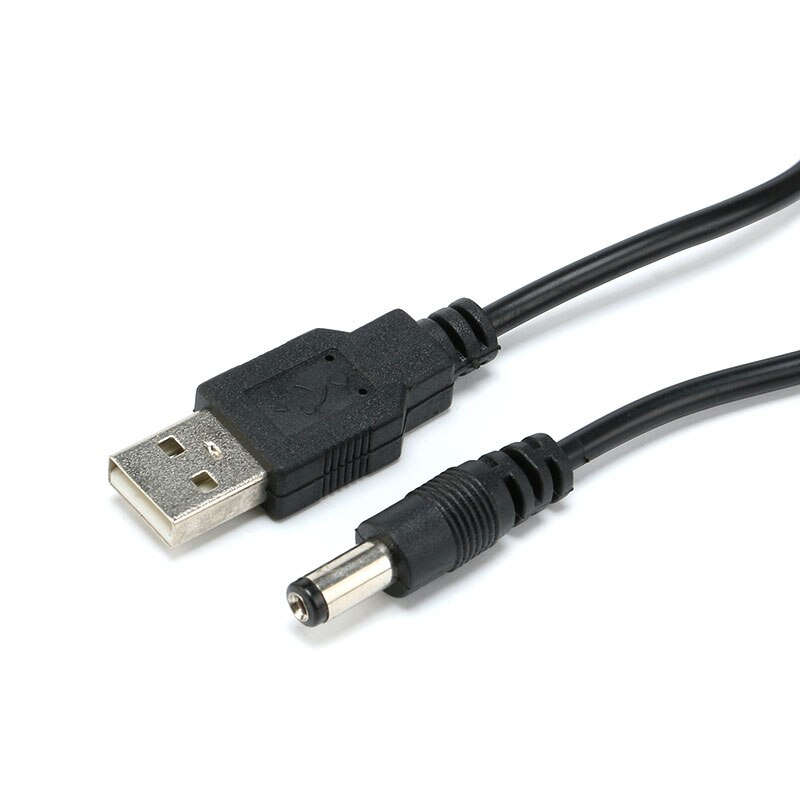 Power Kabel USB 2.0 naar DC 5.5mm x 2.1mm 0.8 M On... – Vicedeal