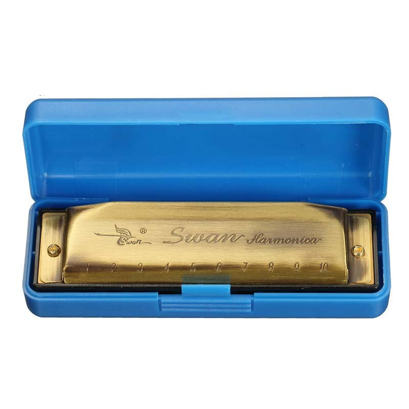 Armónica 10 agujeros 20 tonos bronce Color clave d... – Grandado