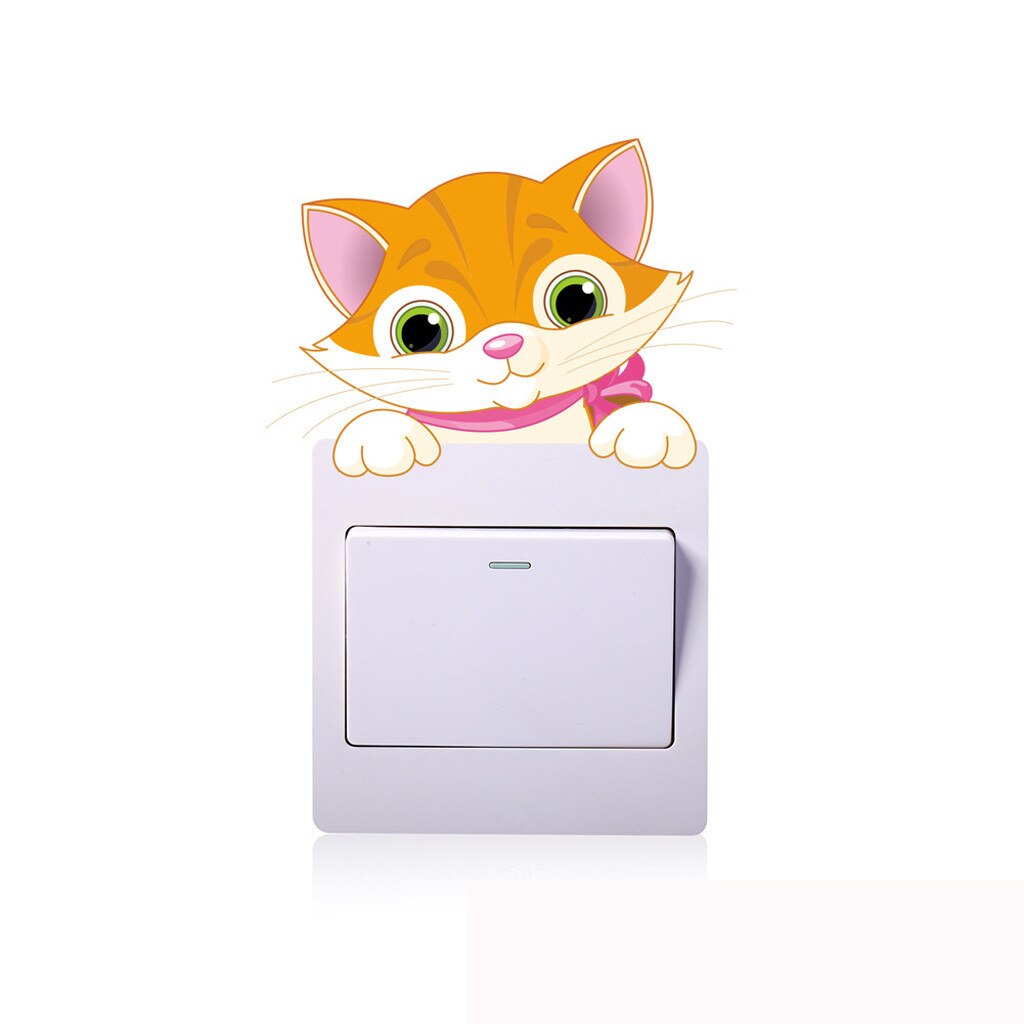 One Piece Cute Animal's Wall Sticker Light Switch ... – Vicedeal