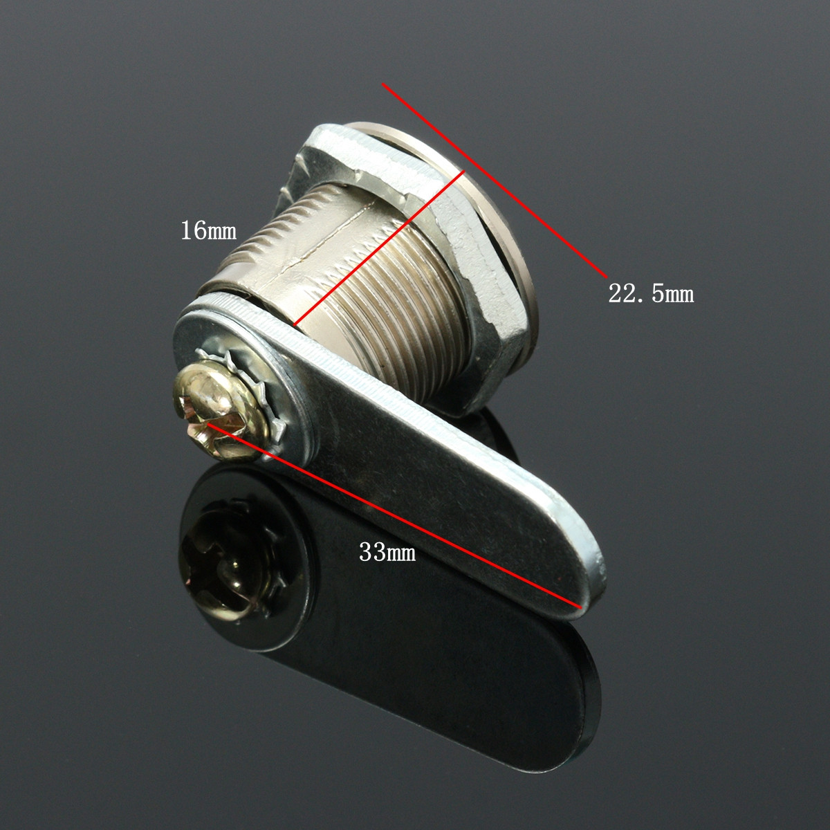 6 kleur 16mm Deur Kast Brief Doos Lade Kast Slot M... – Grandado