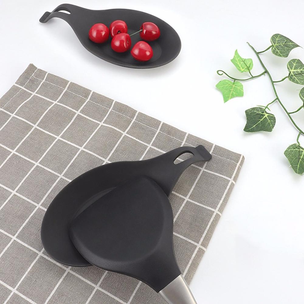 Silicone Heat Resistant Spoon Shelf Rest Utensil S... – Grandado