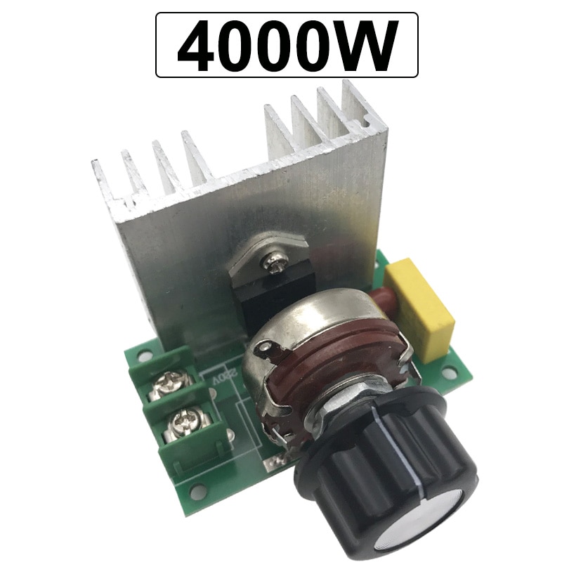 4000W Voltage Regulator 220V AC SCR Dimmer 220V 40... – Grandado