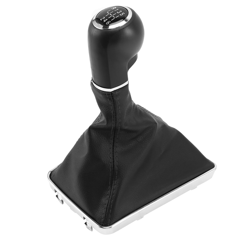 6 Speed Gear Shift Knob Stick Gaiter Boot Cover Fi... – Grandado