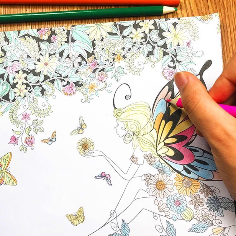 Coloring Books For Adults Hand-painted Adult Color... – Vicedeal