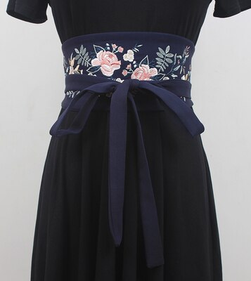 Original Women Japanese Dress Belt Kimono Embroide... – Grandado