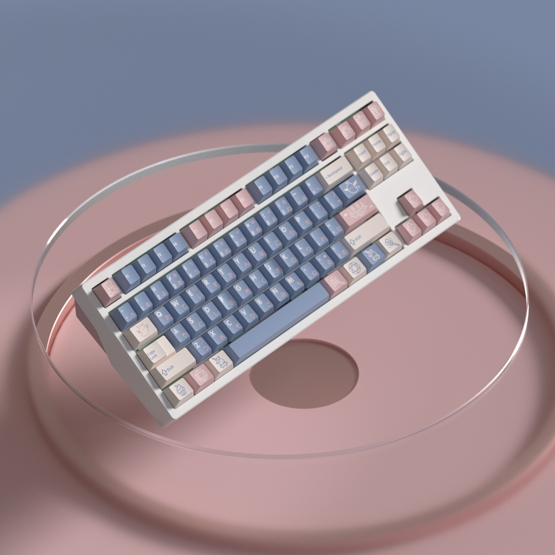 DOMIKEY Zero-G Studio Cherry Profile Keycaps For M... – Grandado