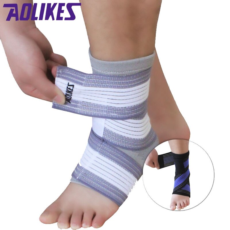 2Pcs Adjustable Elastic Ankle Sleeve Foot Injury S... – Grandado