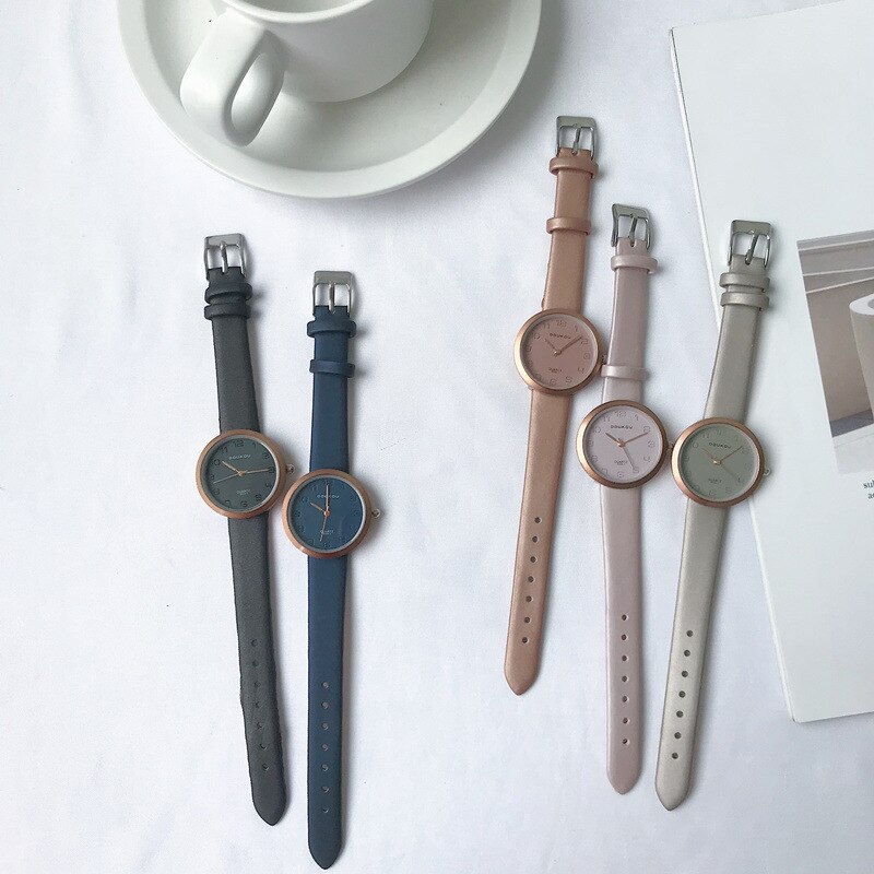 Women Retro Watches Simple Number Dial Qualities L... – Grandado