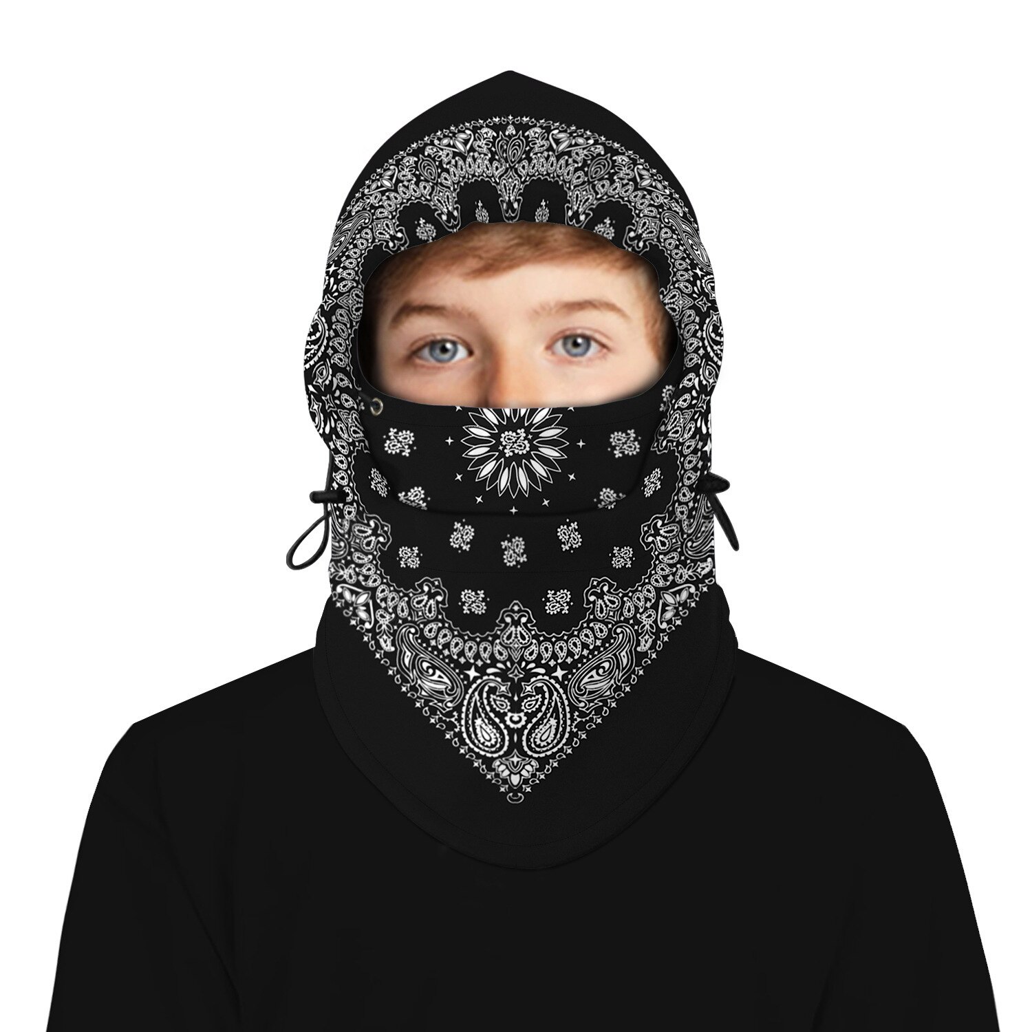 Zawaland Kid Hooded Face Mask 3D Printed Balaclava... – Grandado