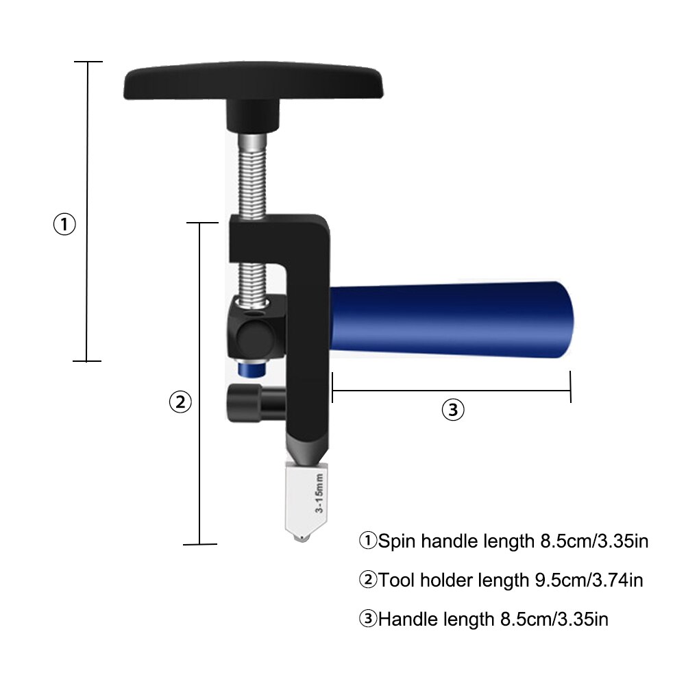 All-In-One Glass Cutter Aluminum Alloy Handheld Mu... – Grandado